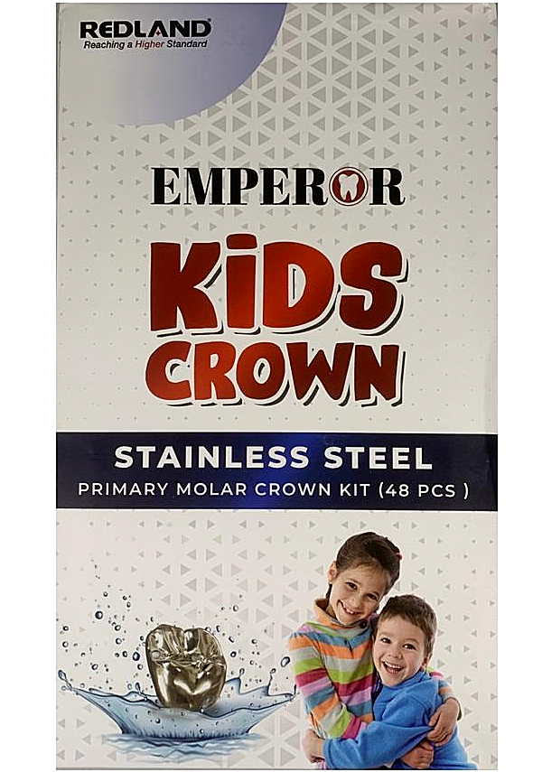 Redland DENTAL Ni-Chro STAINLESS STEEL Primary Molar KIDS CROWN KIT OF ...