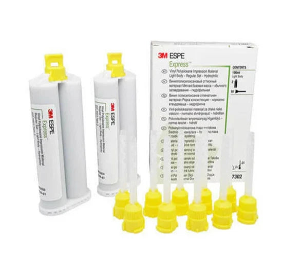 3M ESPE Express Light Body Regular Set VPS - 2 Cartridges/10 Tips ...