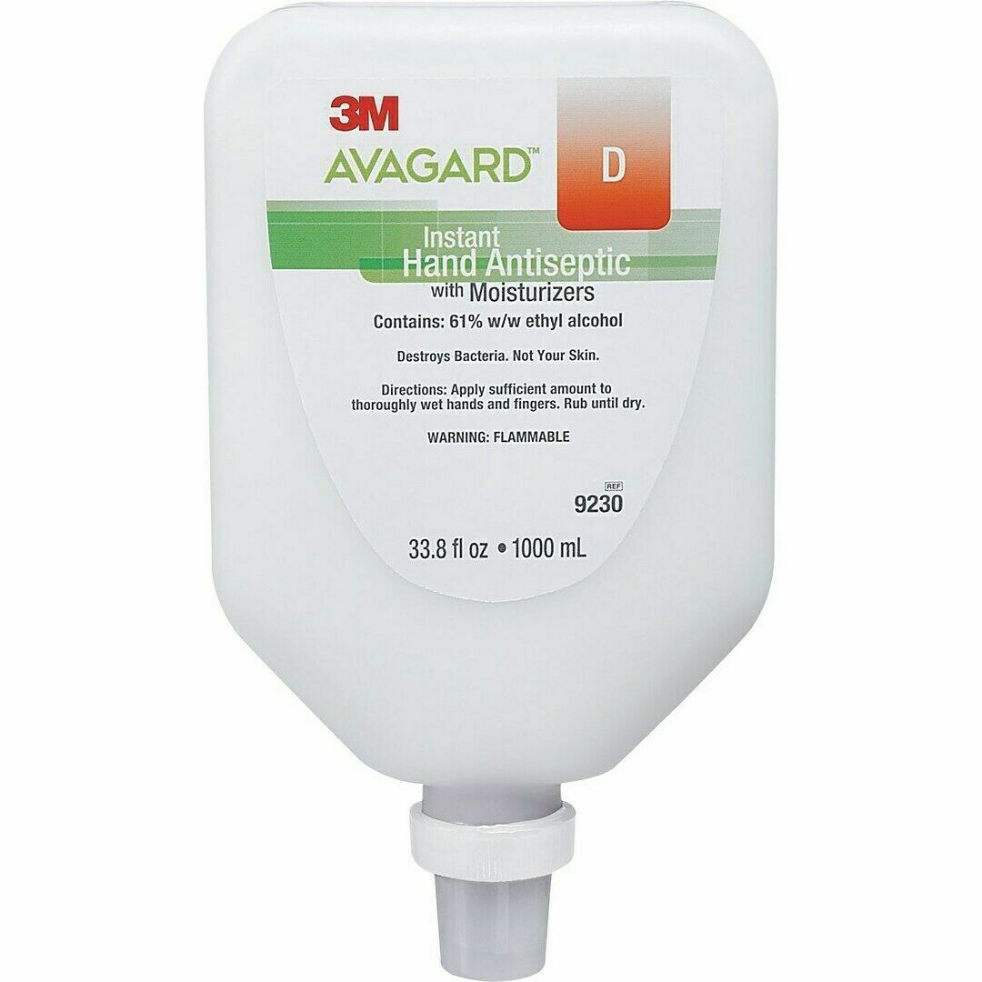 3M Avagard D Instant Hand Antiseptic w/ Moisturizer 61% w/w ethyl alco ...
